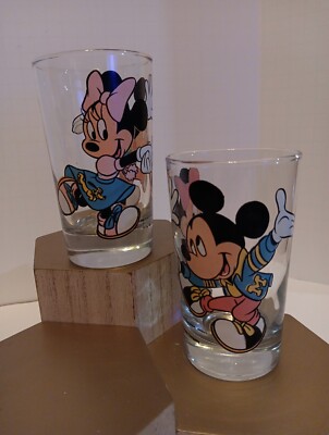 (2) Vintage The Walt Disney Mickey & Minnie Mouse 50's Sock Hop Dancing ...