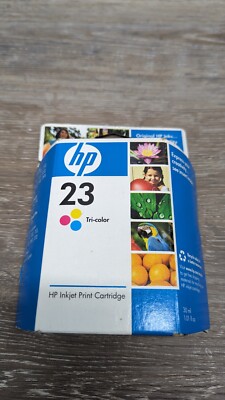 HP 23 inkjet tri-color print Cartridge C1823d, Exp. 2009 (New/Sealed ...