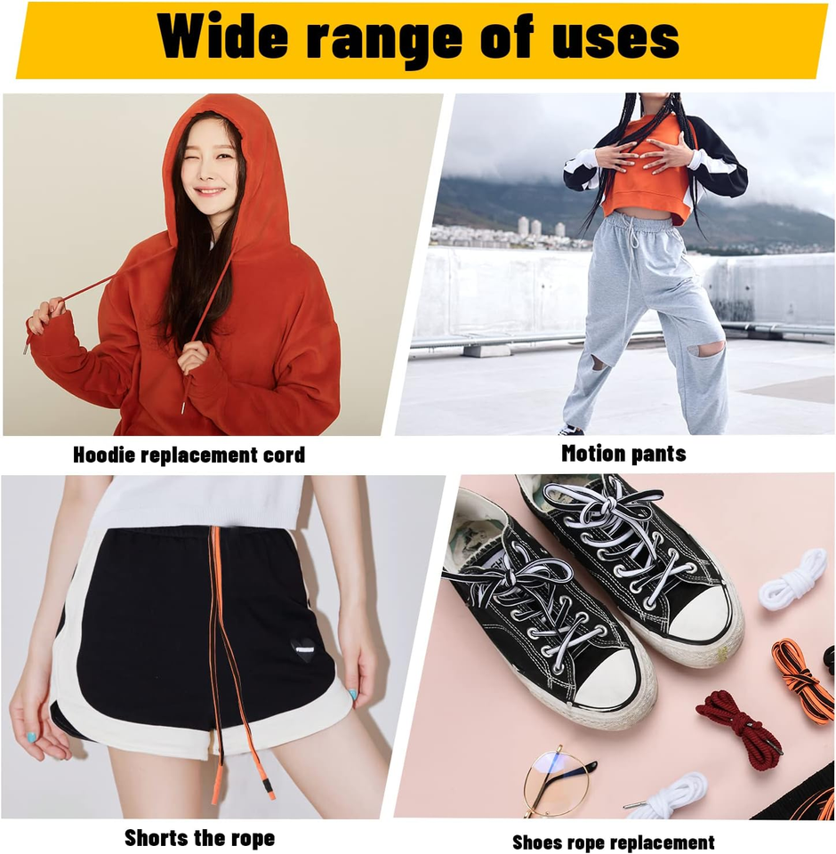 Drawstrings - 10Pcs Sweatpants Shorts Hoodies Drawstring with 3Pcs ...