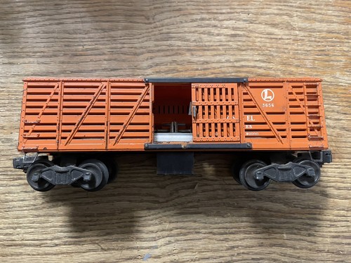 Lionel, O Gauge, 3656, Operating Cattle Car, OB. | eBay