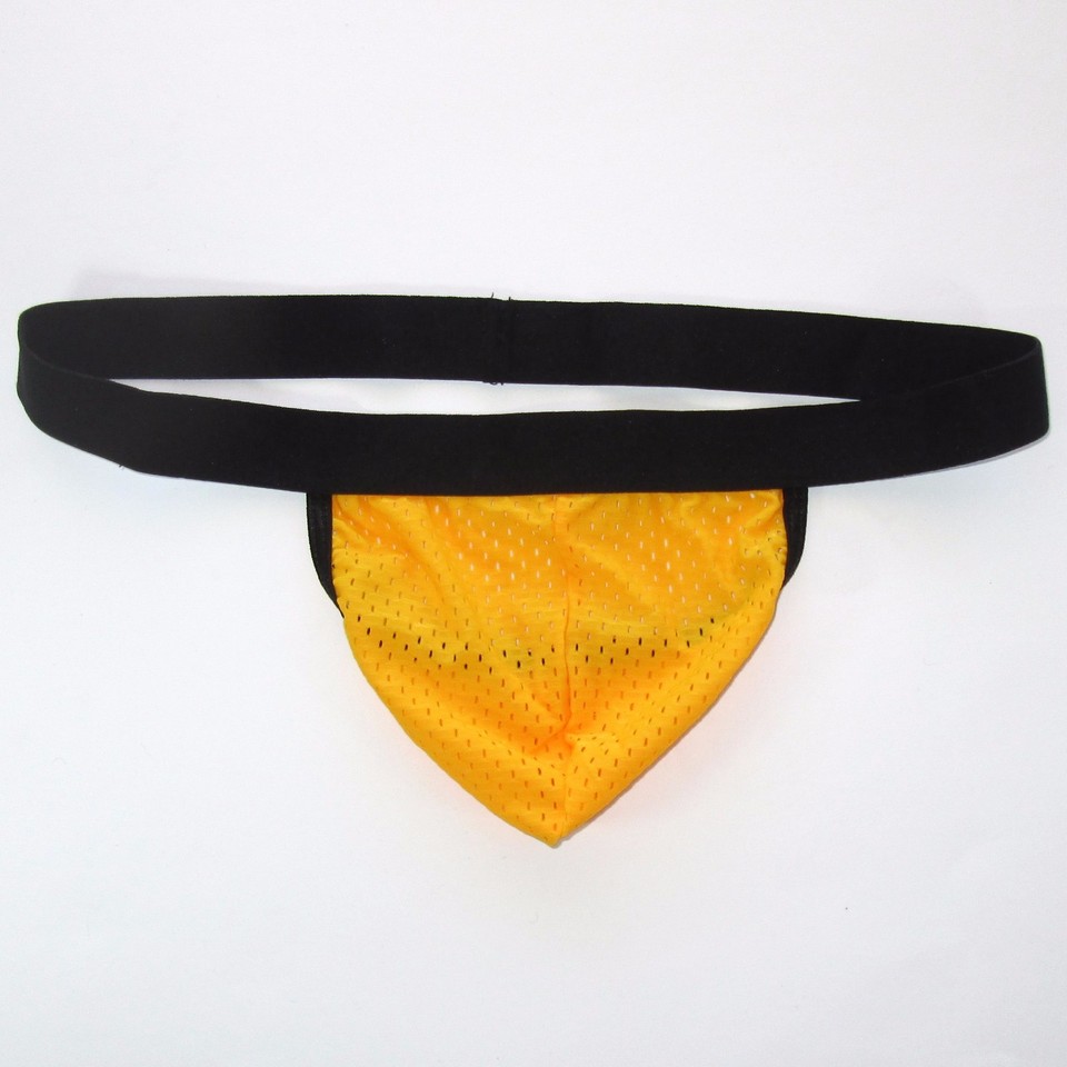 K3005 Men's Sexy backless Pouch Jocks thong stretchy eyelet tricot | eBay