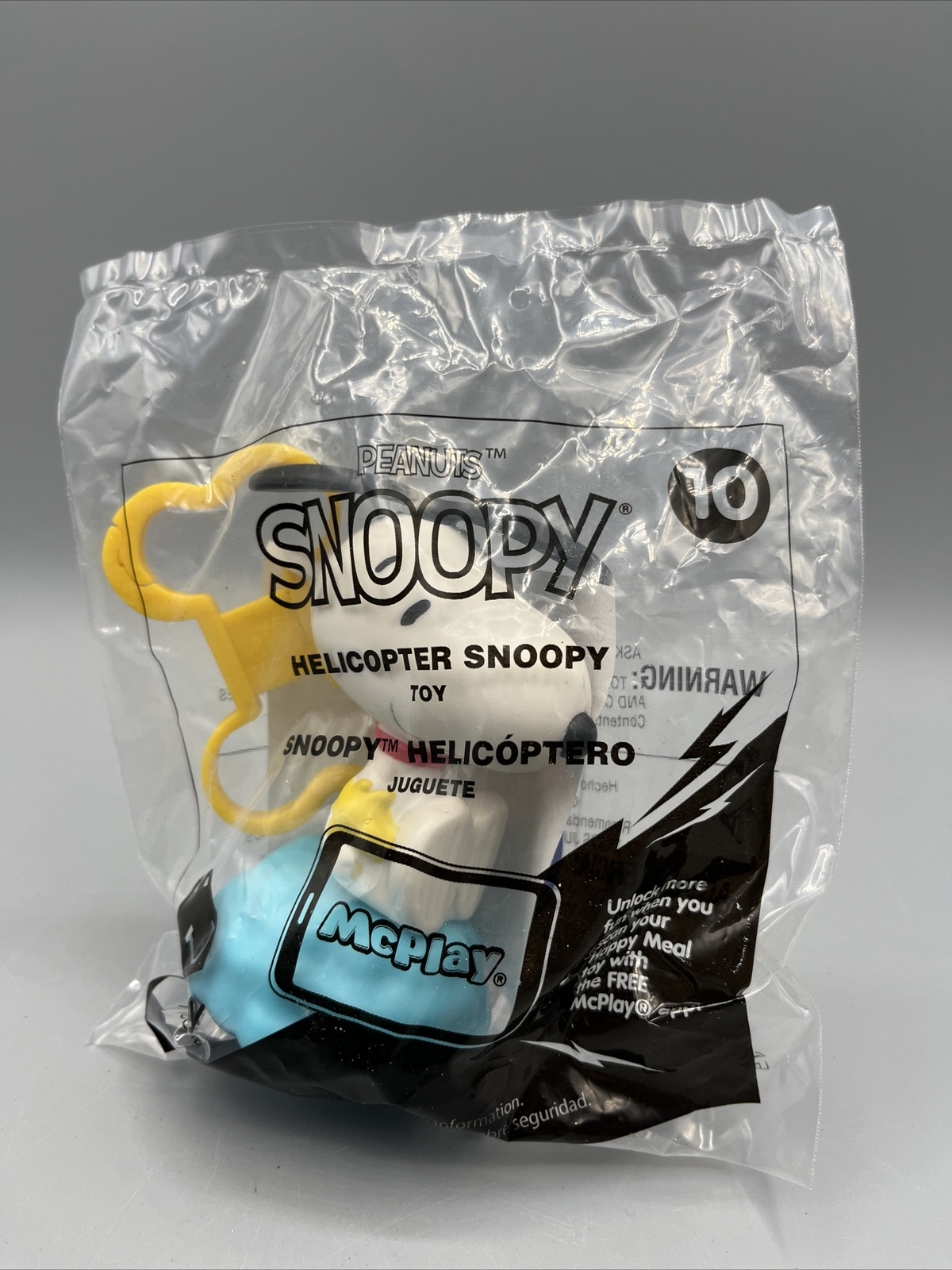 McDonalds 2018 Peanuts Helicopter Snoopy Toy #10 Happy Meal Toy - New ...