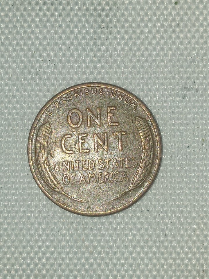 1944 D Wheat Penny Error The Letter L in Liberty is very close to rim ...