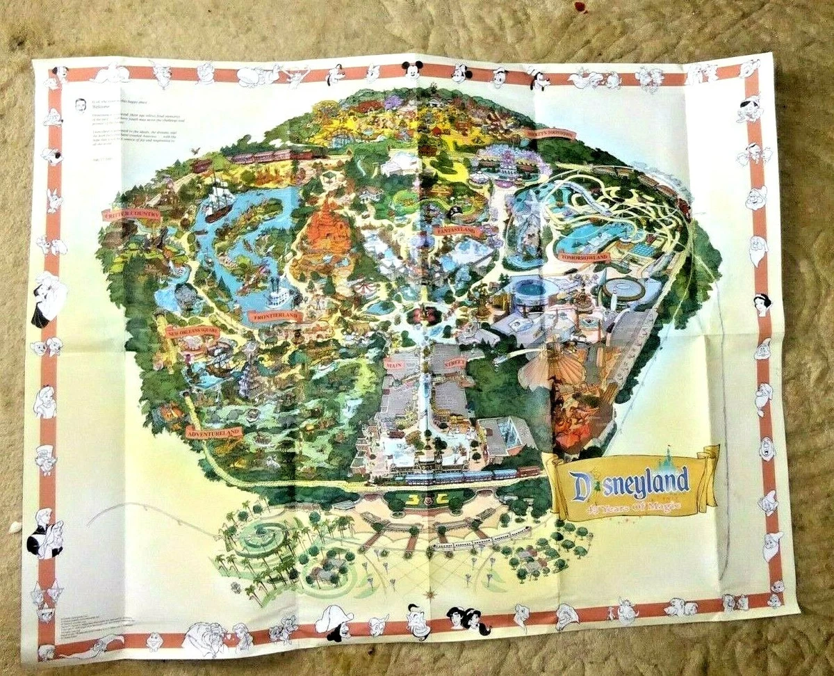 Disneyland Map 1995