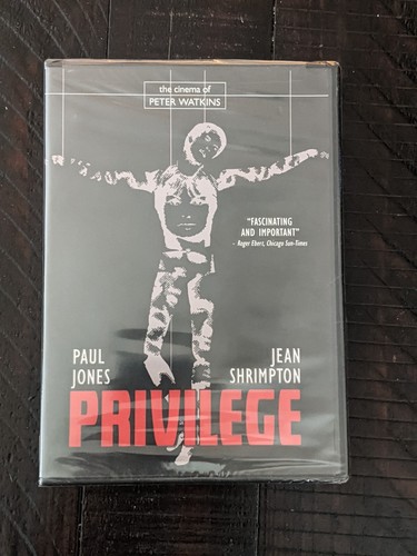 Privilege DVD Out of Print RARE Cinema of Peter Watkins / Paul Jones ...