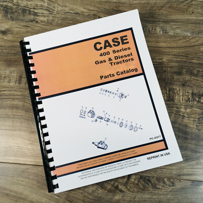 Case 400 Series 412 413 415 420 425 Tractor Parts Manual Catalog Book ...