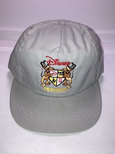 Disney Character Fashions Pluto Disney University Gray Strapback Hat ...