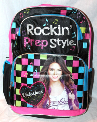 NEW WITH TAG 2012 VICTORIOUS VICTORIA JUSTICE NICKELODEON BACKPACK 12 ...