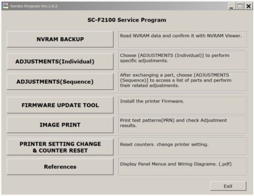 Epson Service Program Stylus Pro 7700 7700M WT7900 7890 7900 9700 9890 ...