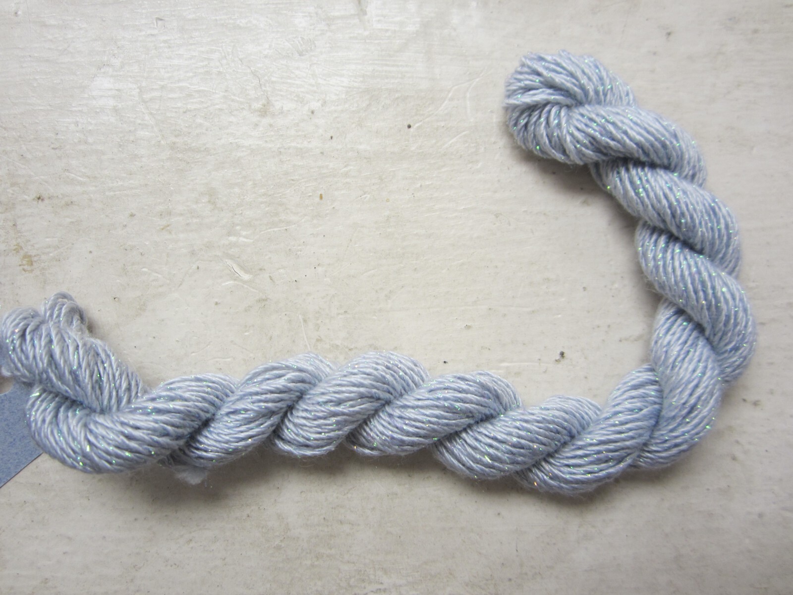 Silk and Ivory Needlepoint Yarn Stardust Pewter Touch of Shimmer #717 ...