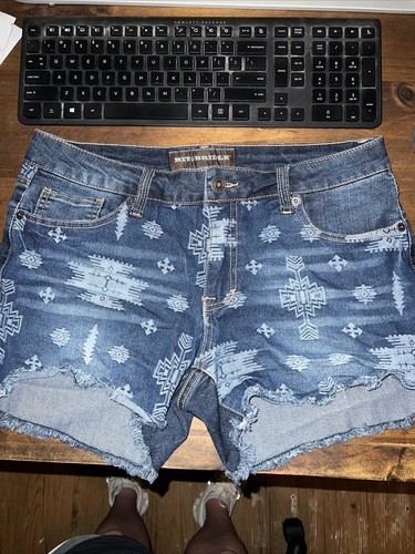 Women's Bit And Bridle Jean Shorts Stretch Size 8 | eBay