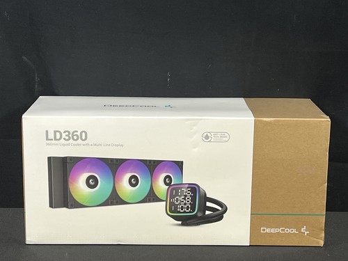 Deepcool LD360 360mm Liquid Cooler w/ Multi Line Display for sale ...