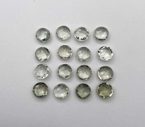Natural Green Amethyst Round Briolette Cut Loose Gemstone 25 Pcs 12 MM ...