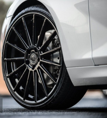 22" Road Force RF 15 Gloss Black wheels for Land Rover Range Rover 2002 ...