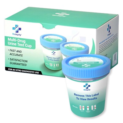 2 Pack Drug Test Cup Kit 12-Panel Urine Detection, Convenient All-in ...