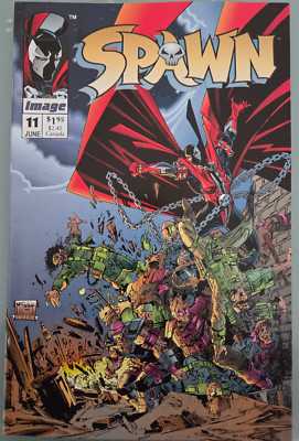 SPAWN #11 (1993) IMAGE COMICS FRANK MILLER! TODD McFARLANE! GEOFF ...