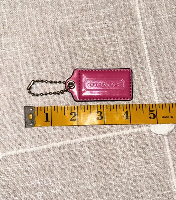 Coach Medium Replacement Purse Hang Tag - Fuchsia Hot Pink Patent ...
