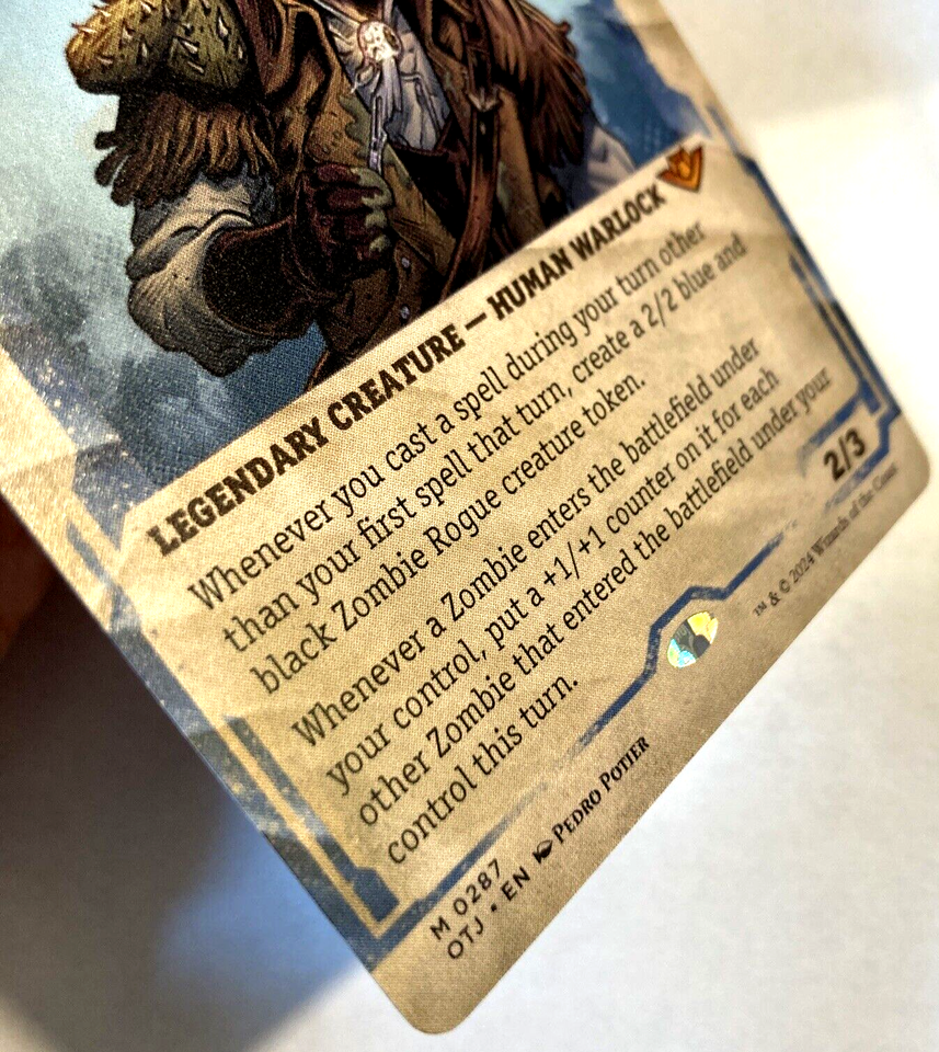 MTG Geralf, the Fleshwright SHOWCASE Outlaws of Thunder Junction 0287 ...