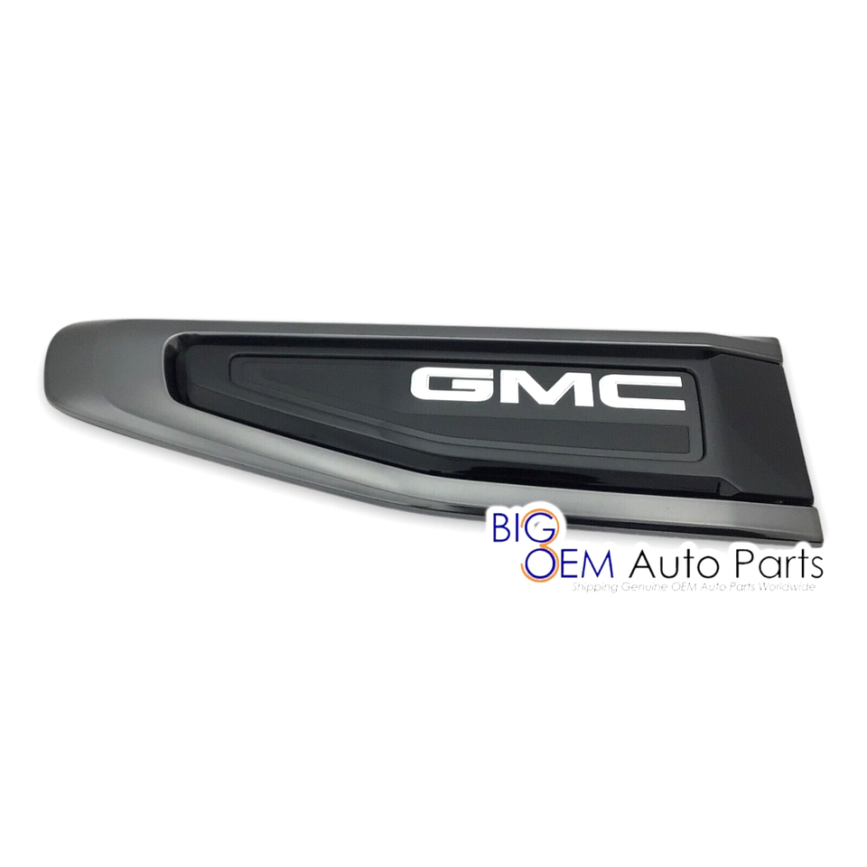 2021 - 2024 GMC Yukon LH Fender Vent Nameplate Emblem black new OEM ...