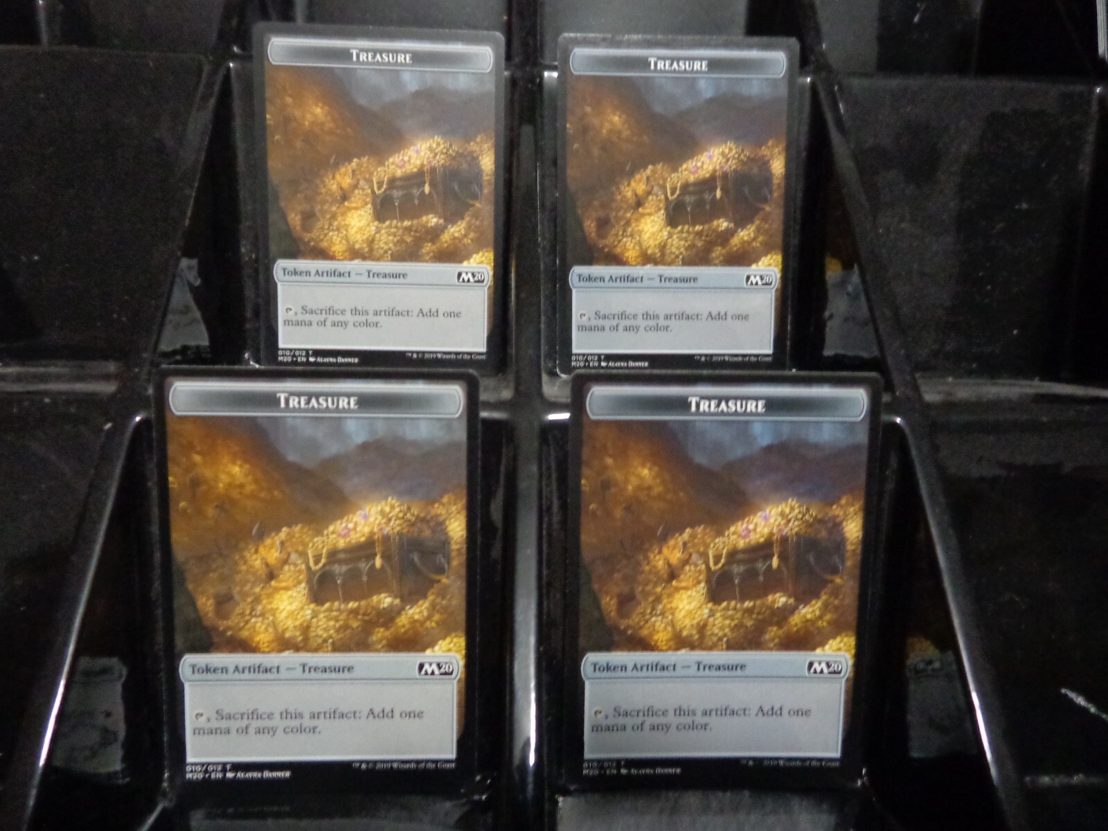 MTG Treasure Token 4 pack from m20 | eBay