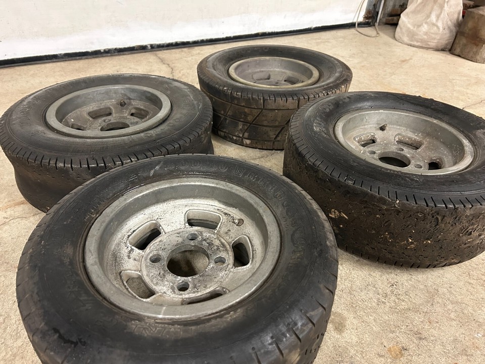 4 Vintage Halibrand 4-Pin Racing Wheels | eBay