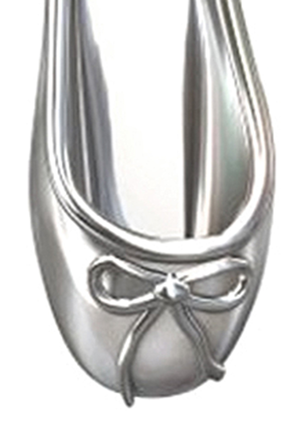 ONE SMALL STERLING SILVER BALLET SHOE CHARM / PENDANT + CLOSED RING, 14 ...