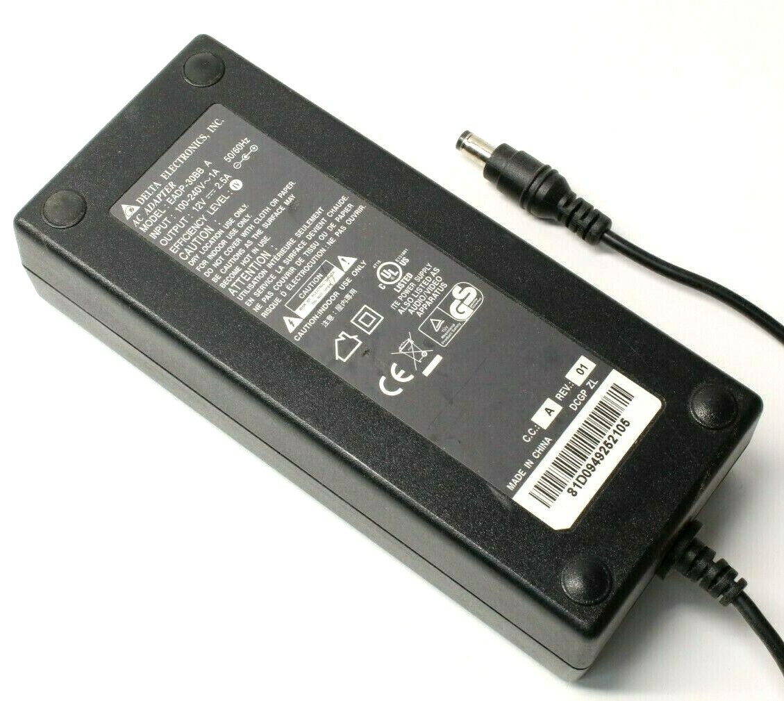 Delta EADP-30BB A AC Power Adapter Output 12V DC 2.5A Charger | eBay
