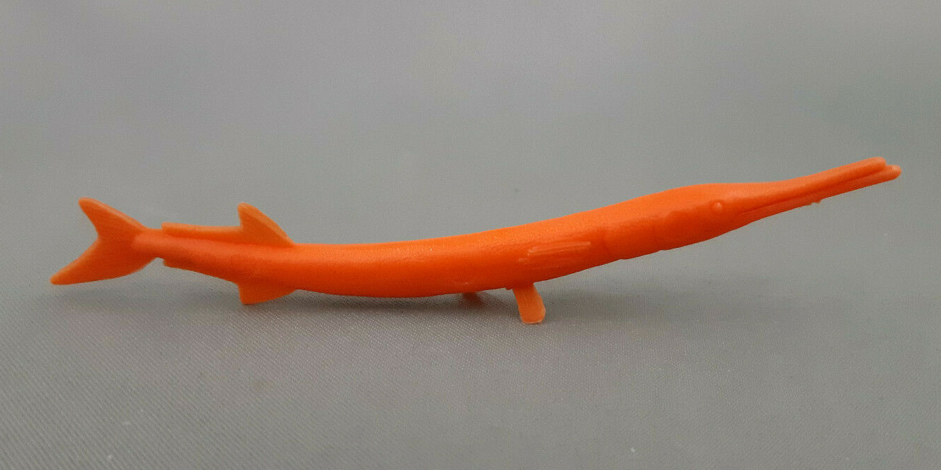 1 Orange Needle Fish Nabisco MPC Sea Monster Vintage 1960s Plastic ...