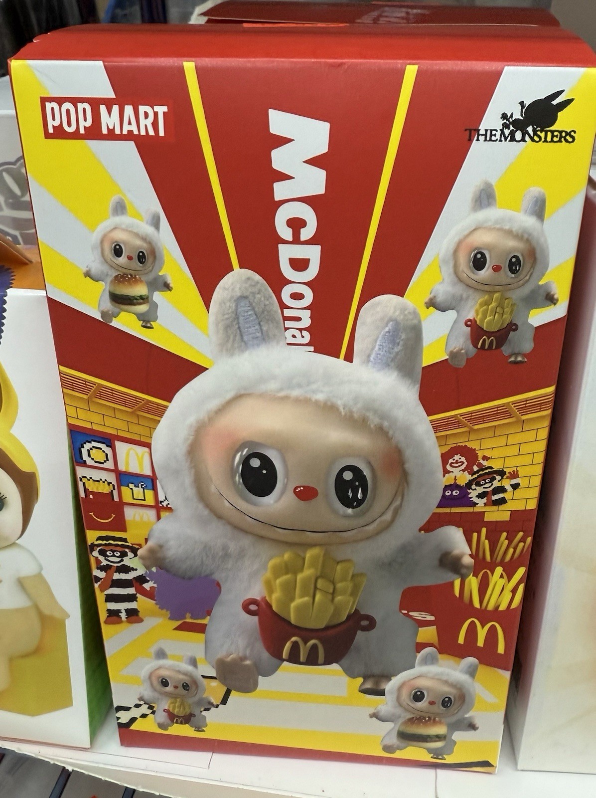 usa POP MART LABUBU The Monsters Plush Doll Cute McDonald's Clothes 3 ...