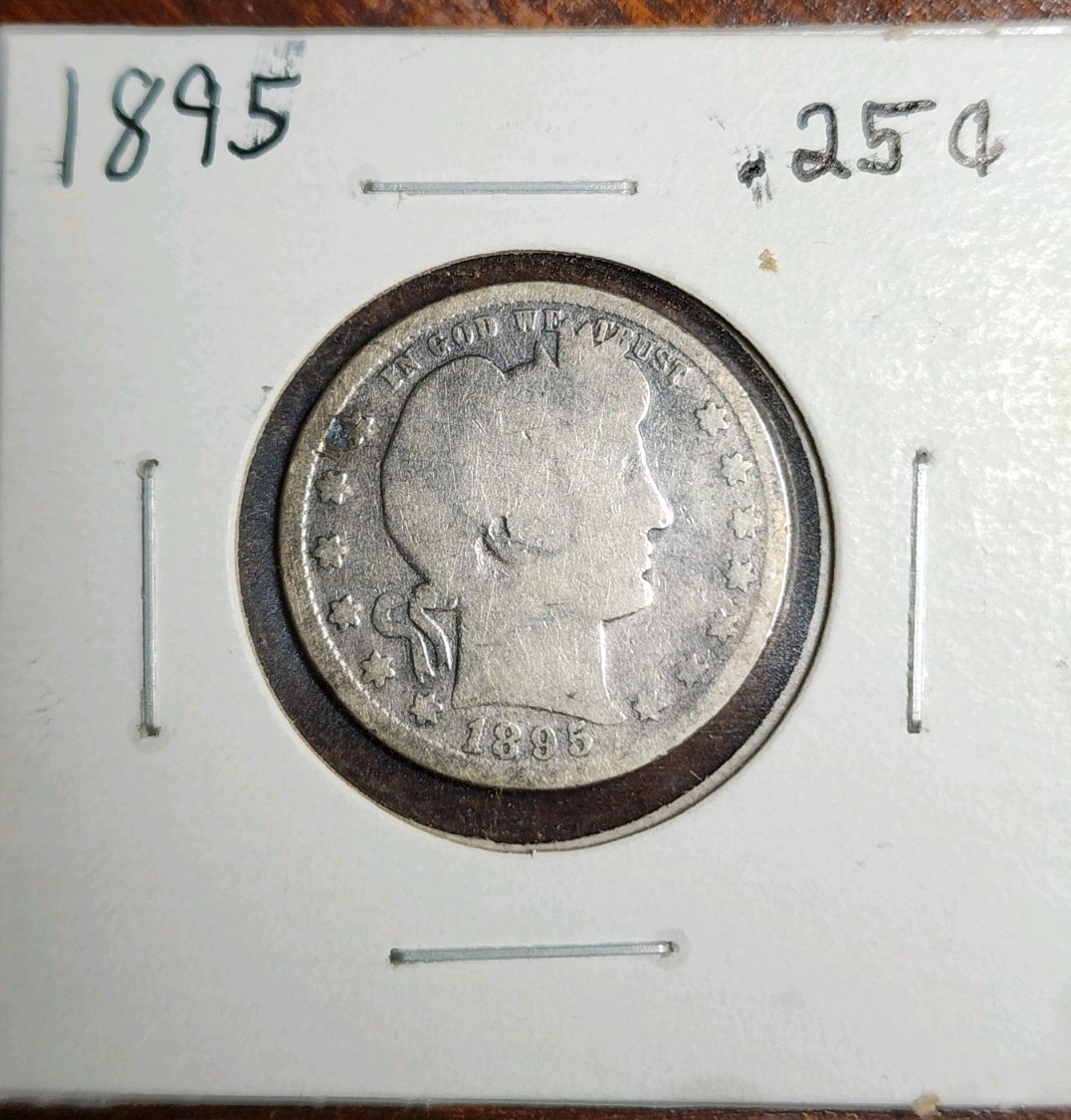 1895 Barber Quarter Dollar US 90% Silver 25 Cent Coin, Circulated | eBay