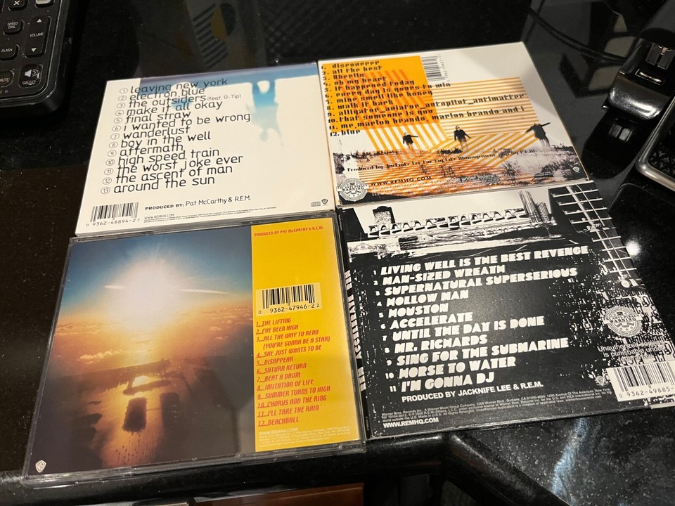 R.E.M. - 4 Great CDs - Accelerate, Around the Sun, Collapse Into Now ...