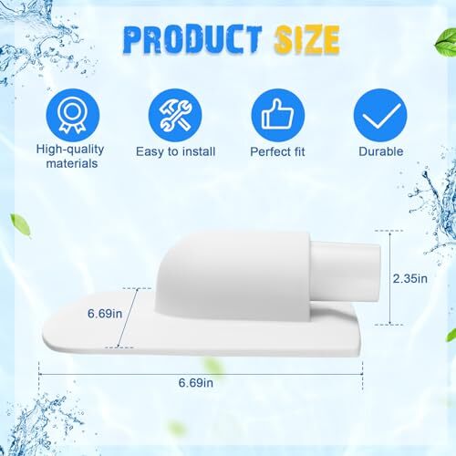 2 Pcs Above Ground Pool Vacuum Plate Adapter Compatible with Summer ...