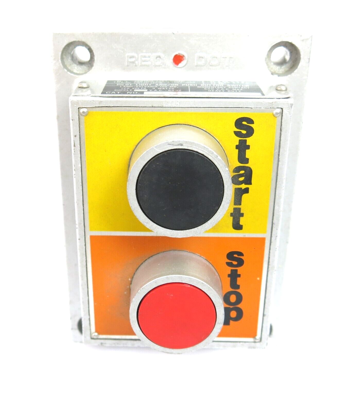 Explosion Proof Start/Stop Push Button With 3/4 Box by Red Dot | eBay