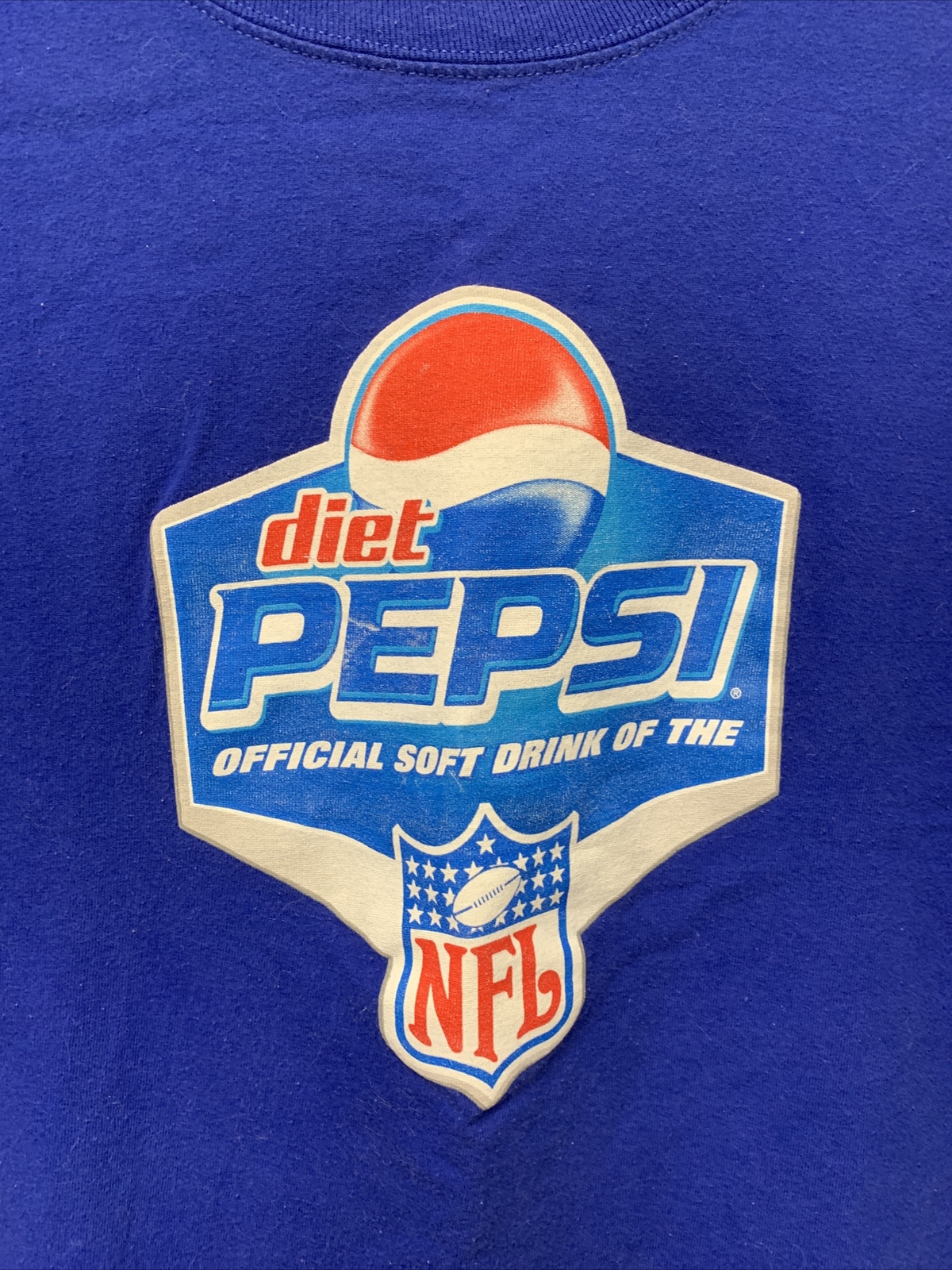 Vintage Classic Mens NFL Pepsi Cola Logo ~ Long Sleev… - Gem