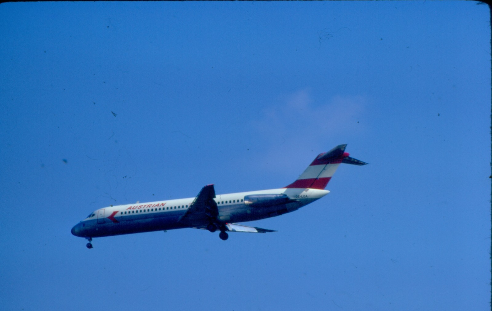 LA115 OE-LDA McDonnell Douglas DC-9-32 Austrian Airlines ORIGINAL KODAK SLIDE | eBay