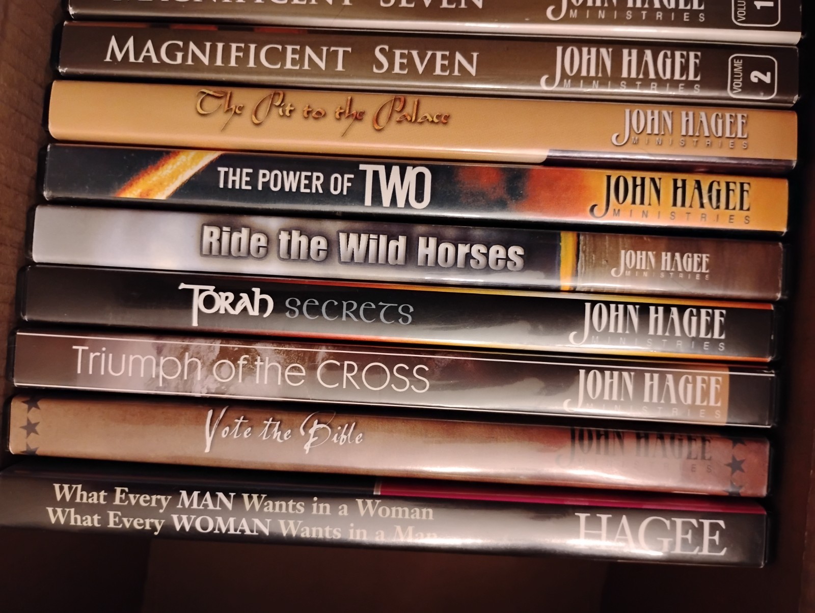 Lot of 13 John Hagee Ministries DVDs, The Power of Two, Torah Secrets ...