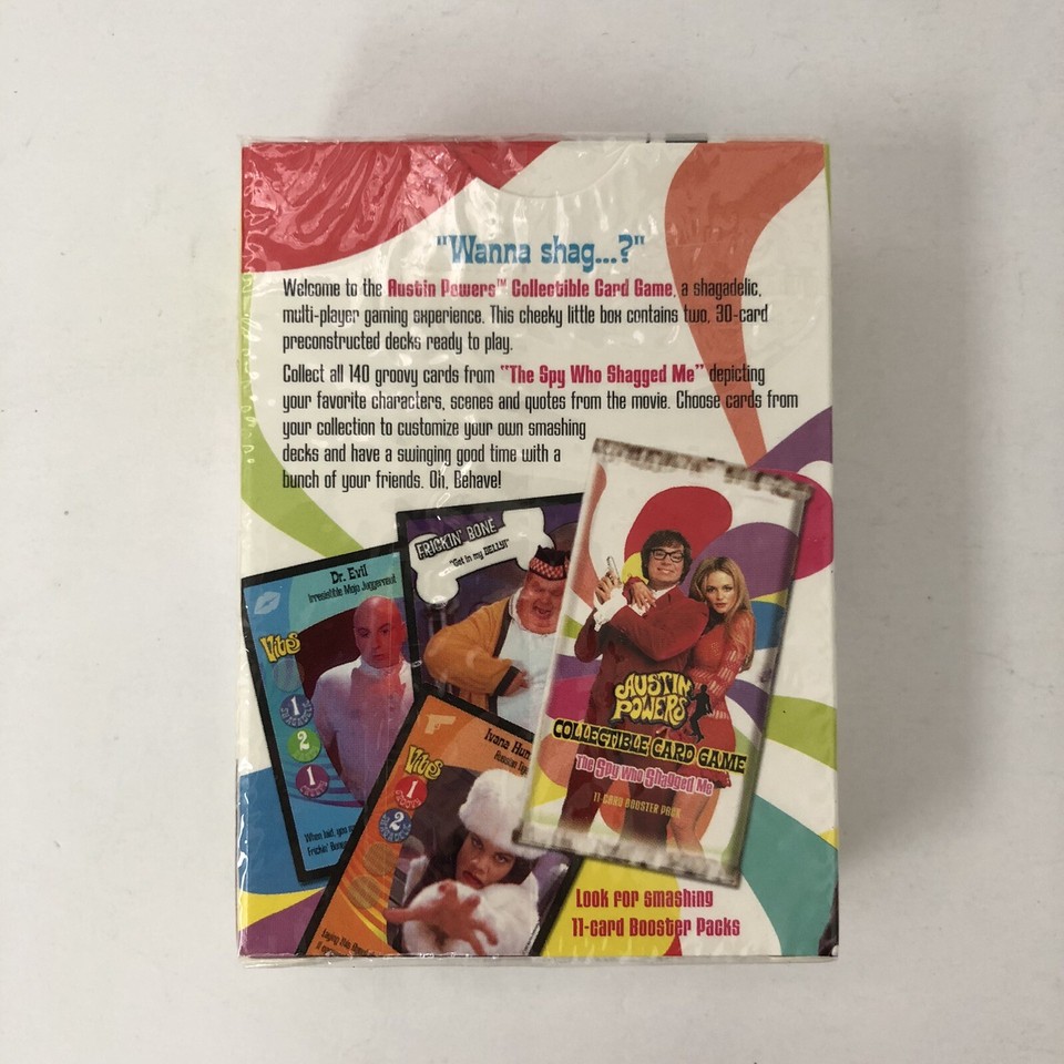 Austin Powers Collectible Card Game Starter Deck sealed 1999 Decipher ...