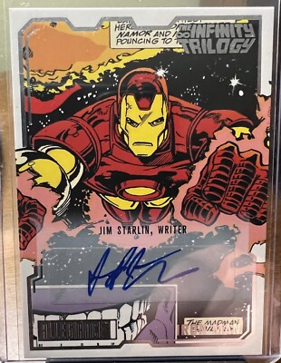 Iron Man #25 UD Marvel Allegiance Marvel Infinity Trilogy AUTO Jim ...