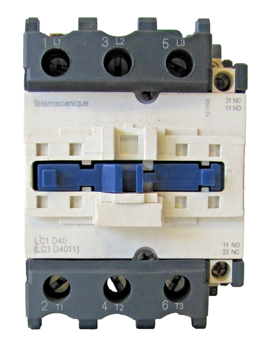 Telemecanique Schneider 60 Amp Contactor LC1 D40 3 Phase 3 Pole 1000V ...