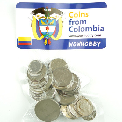 Colombian Coin Collection Set | 7oz ~45 Random Coins from Colombia | eBay