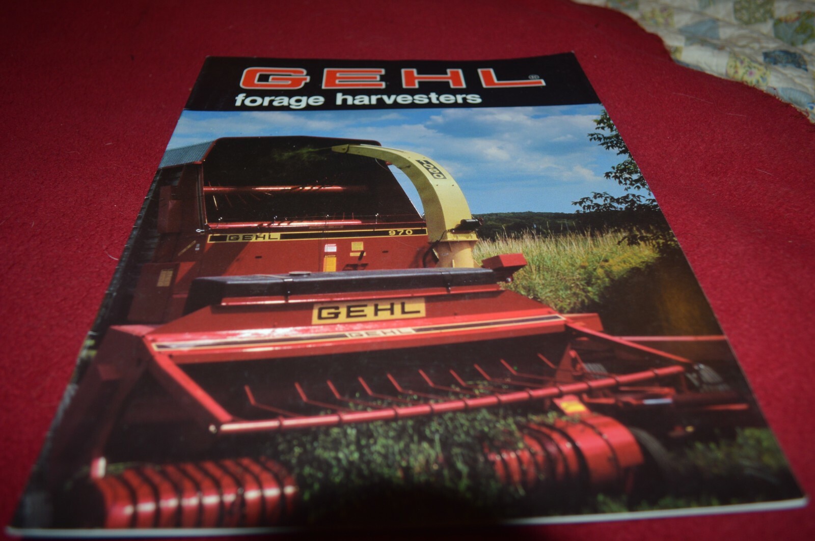 Gehl 760 1060 1260 Forage Harvester Dealer's Brochure AMIL15 | eBay