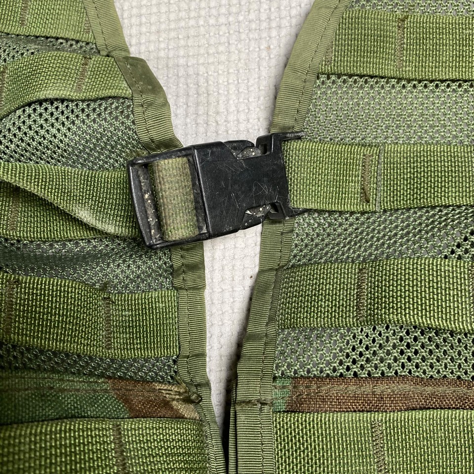 M81 Woodland Camo FLC Fighting Load Carrier Tactical Vest USGI USMC ...