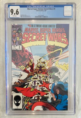 MARVEL SUPER HEROES - SECRET WARS #9 - CGC 9.6 WHITE Pages | eBay