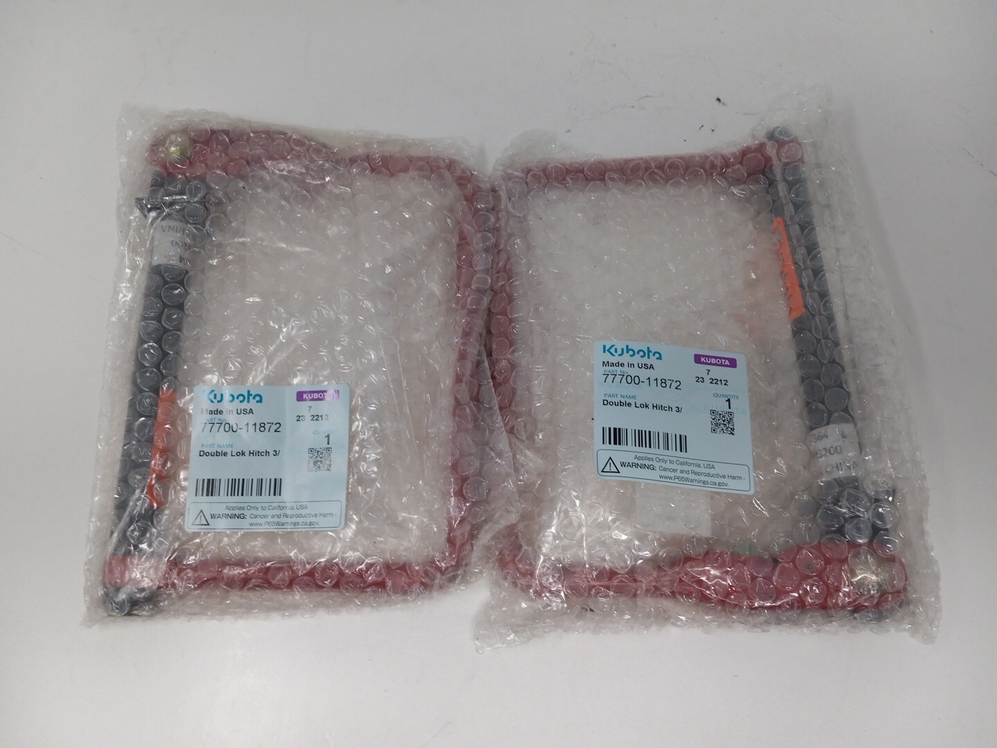 Kubota 77700-11872 Double Lok Hitch 3/ 2ct | eBay