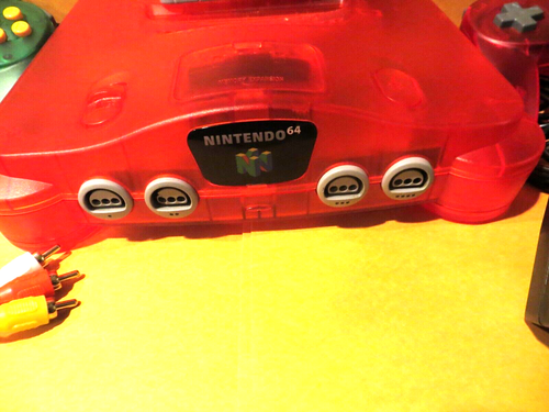 Nintendo 64 Launch Edition Watermelon Red Console for sale online | eBay