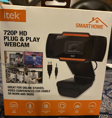 ITEK HD 720p WEBCAM Plug & play – USB interface Brand New | eBay