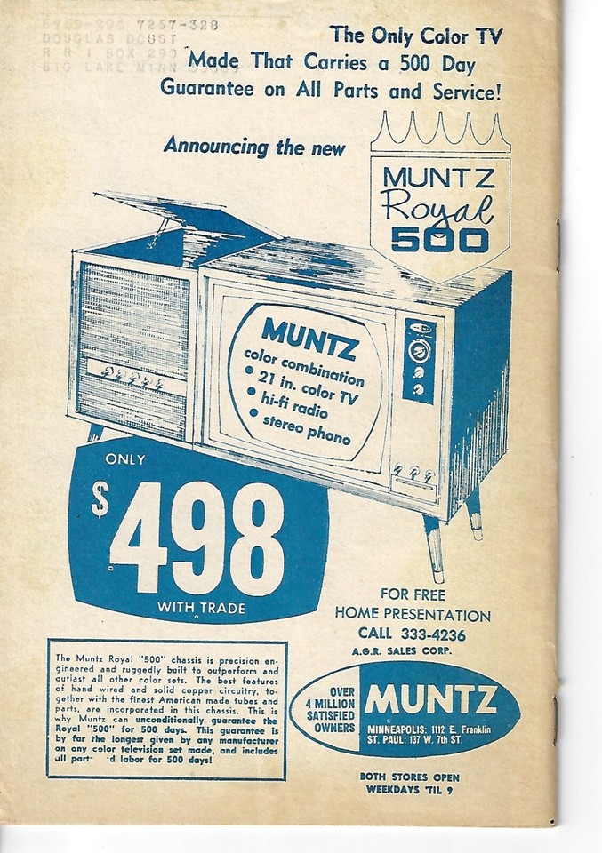 RARE 1966 DONNA REED TV TIMES WEEK GUIDE REGIONAL SITTING PRETTY! | eBay