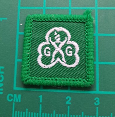 Girl Guide Logo Badge. Small Green with Imp | eBay Australia