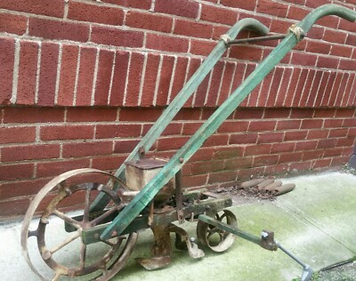 Vintage New Model A5 garden push planter plow seeder | eBay