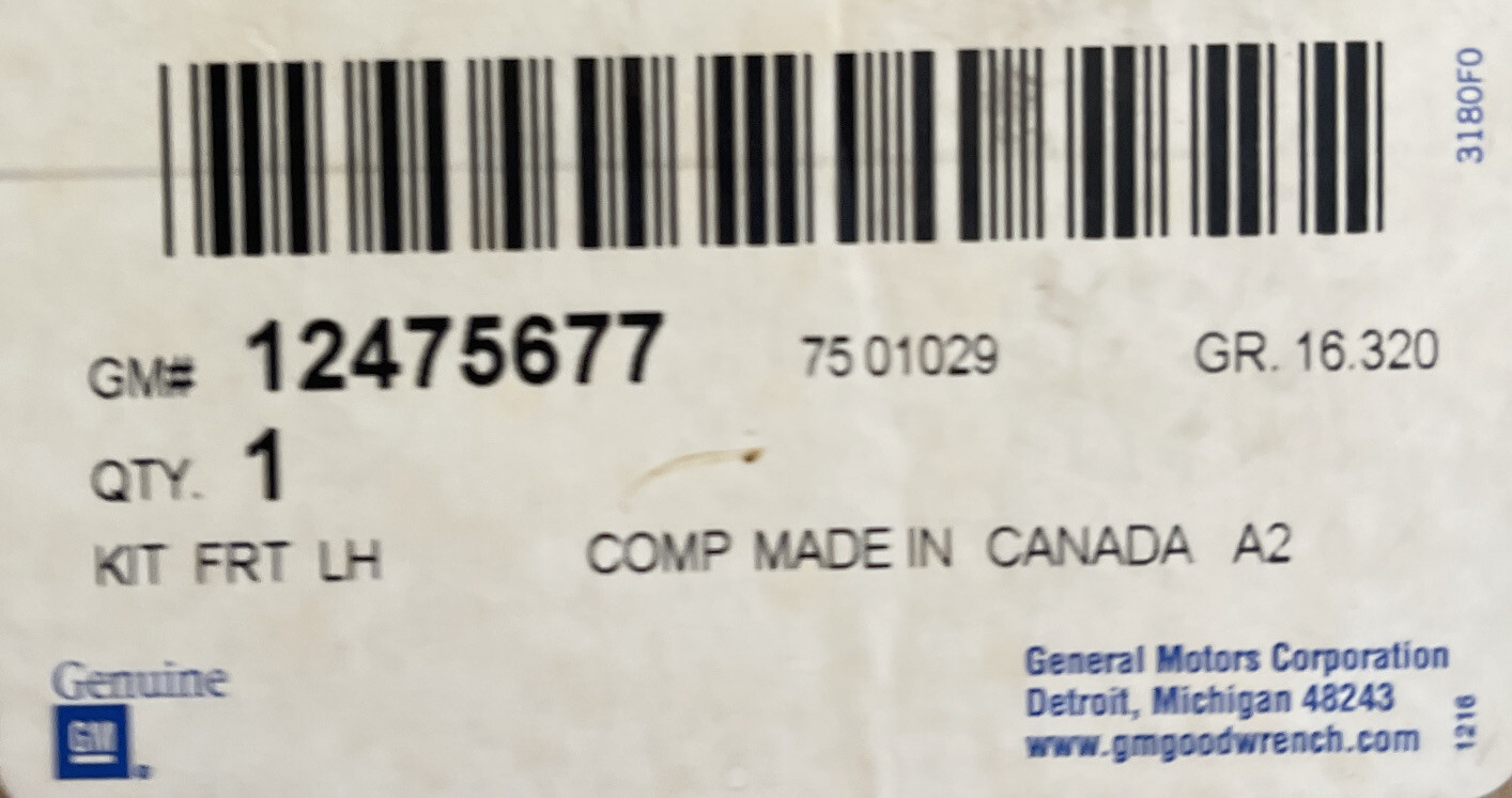 Door Hinge GM Parts 12475677 for sale online | eBay